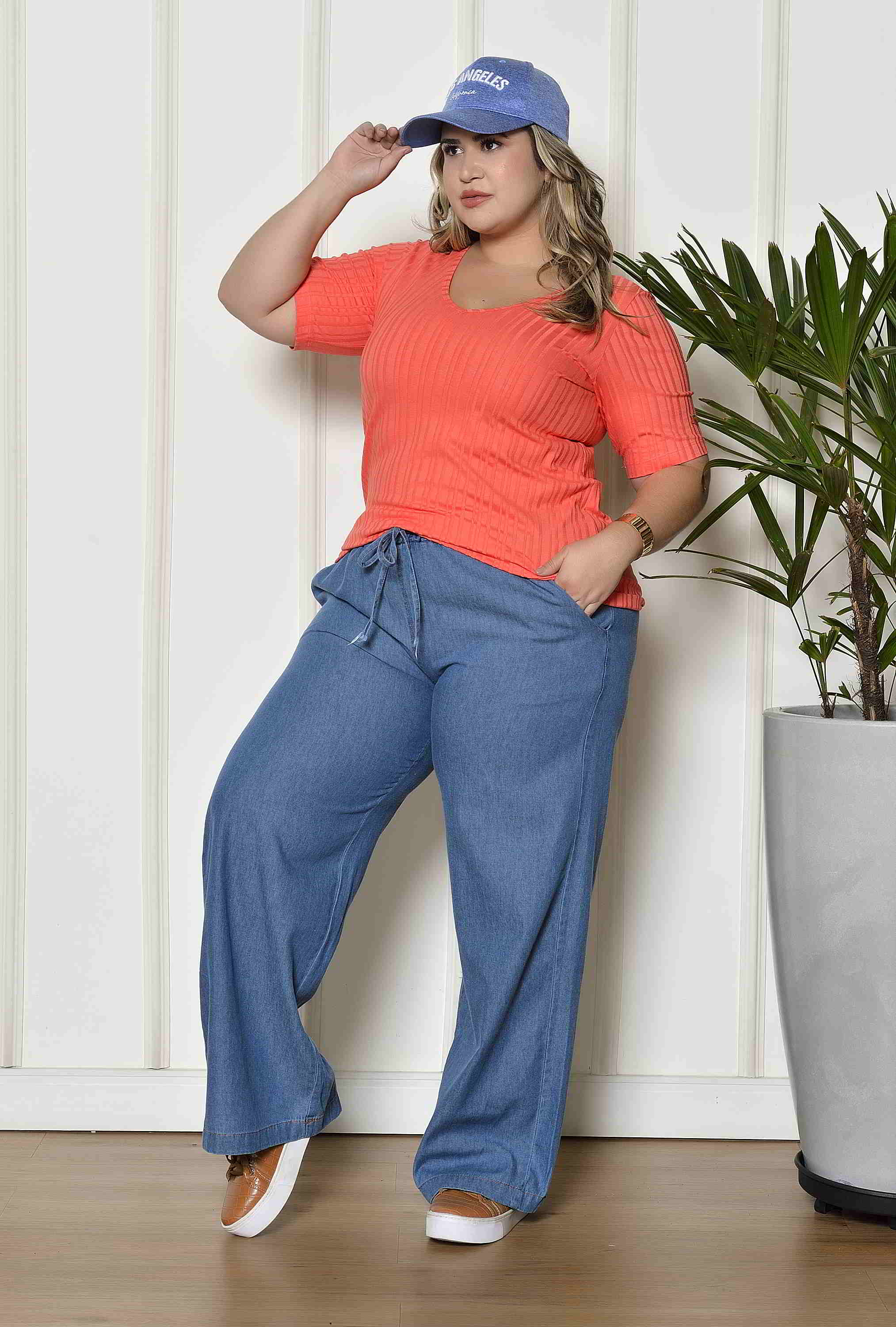 Pantalona Plus Size Delave Juliana